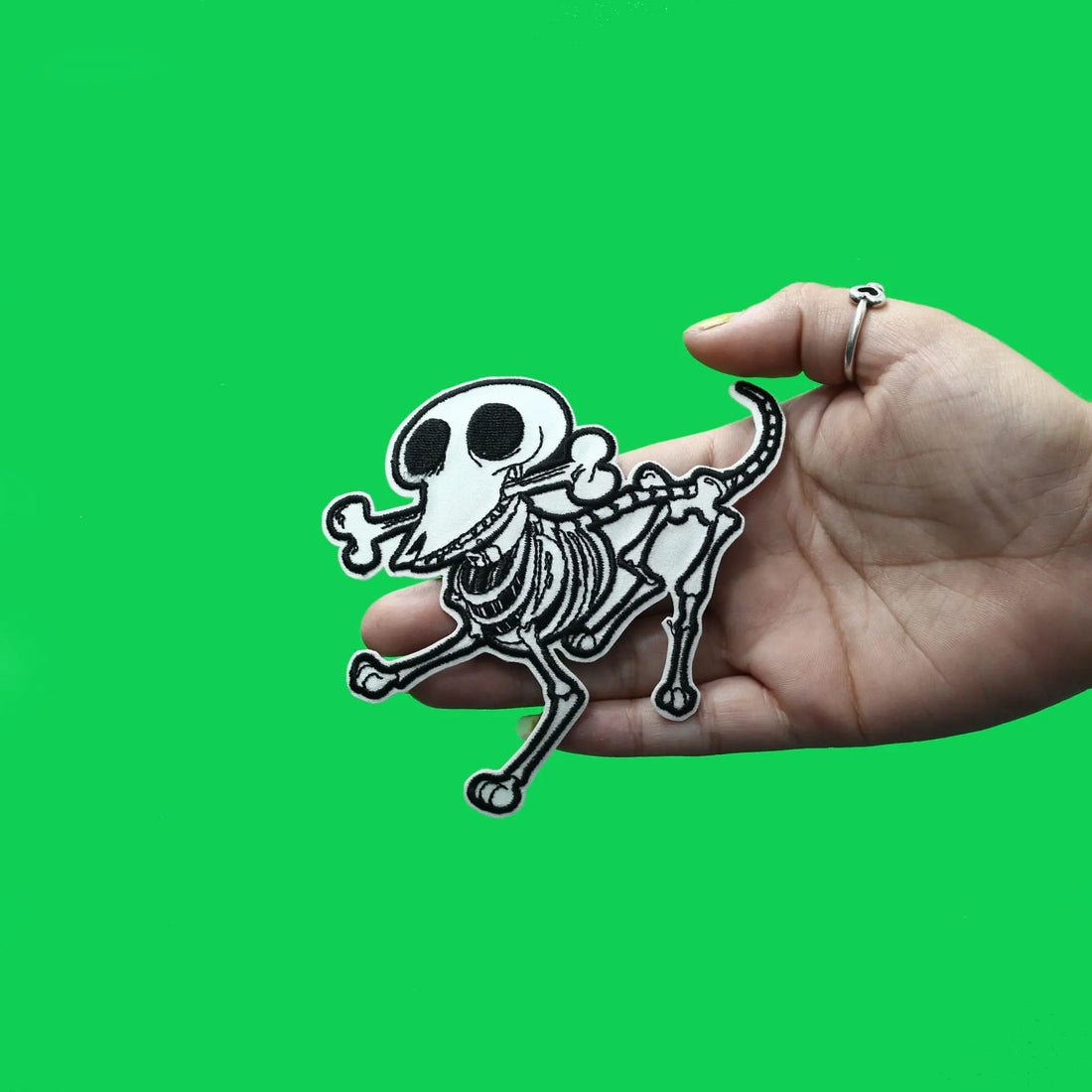 Corpse Bride Scraps Patch Victor Skeleton Dog Embroidered Iron On ...