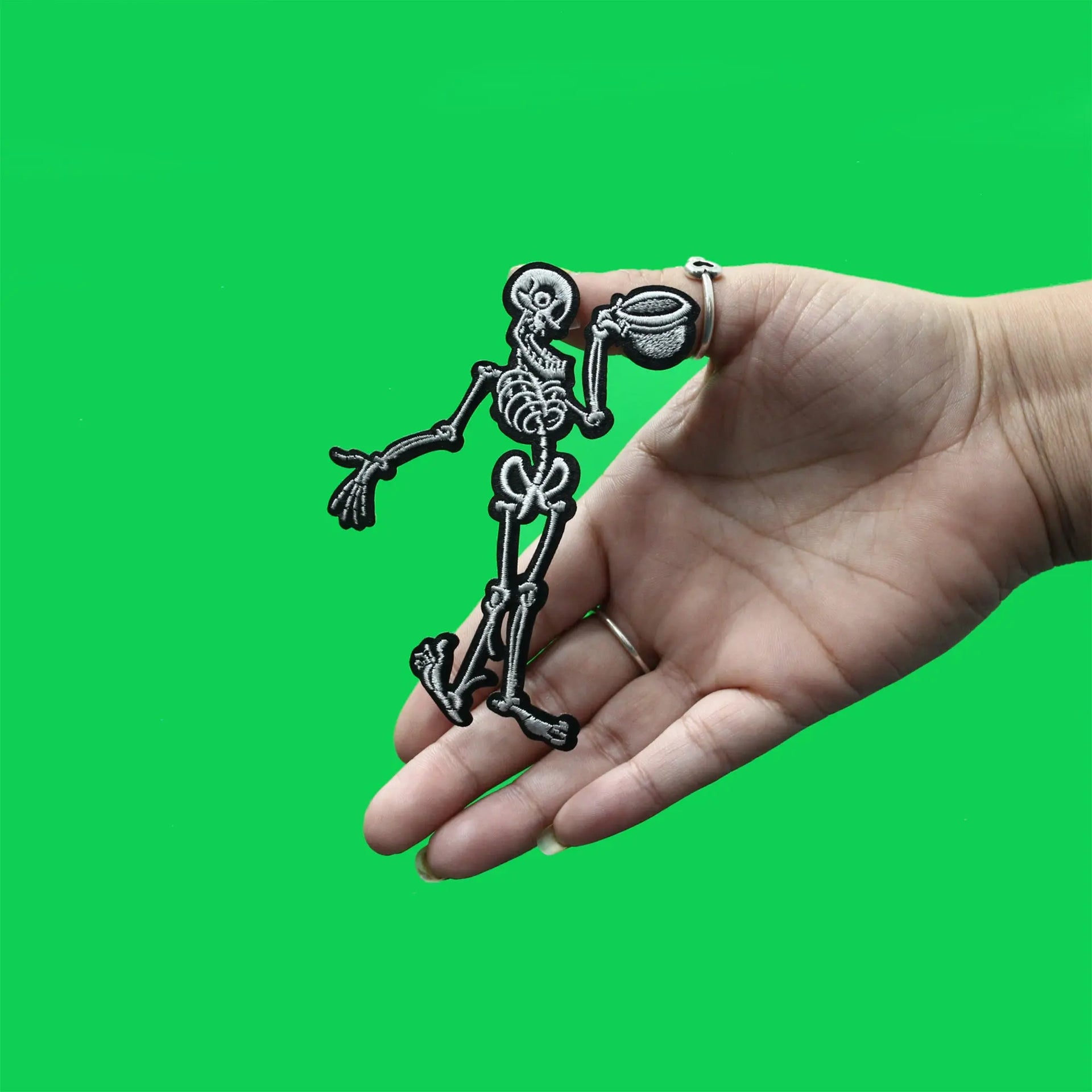 Corpse Bride BoneJangles Patch Entertainer Skeleton Pub Embroidered ...