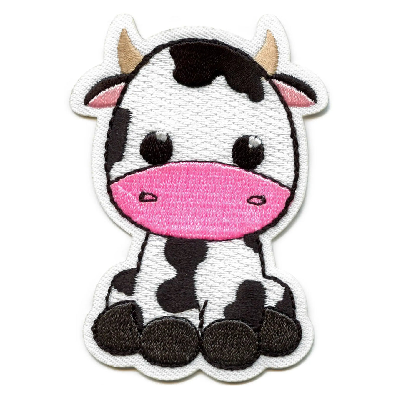Cute Cow Patch Embroidered Iron On – Patch Collection