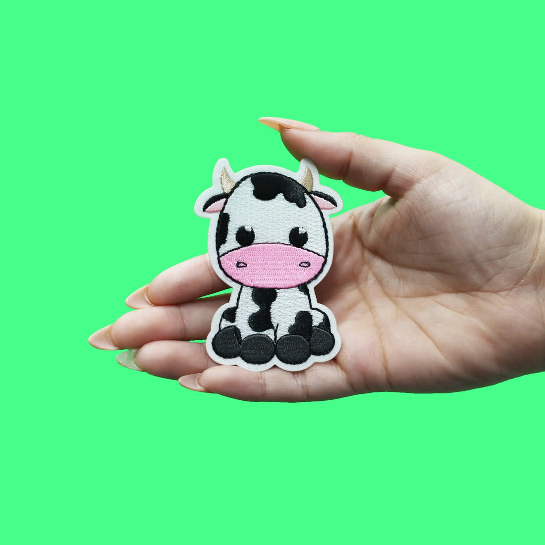 Cute Cow Patch Embroidered Iron On – Patch Collection