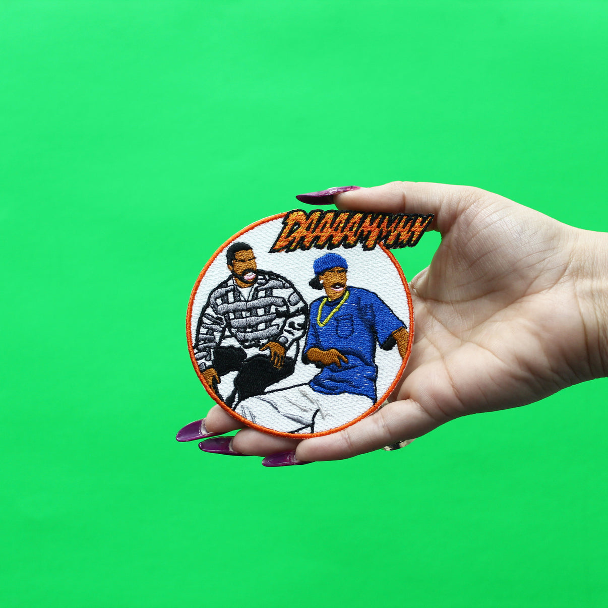 DAAAMMNN Meme Patch Embroidered Iron On – Patch Collection