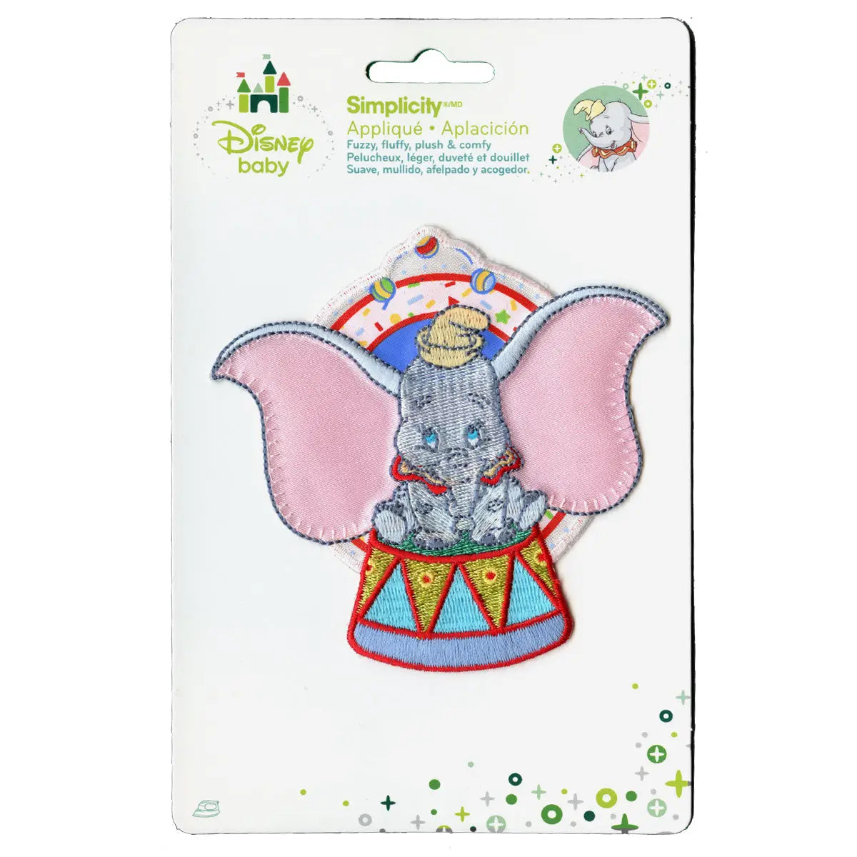 Disney Dumbo Sitting Embroidered Applique Iron On Patch – Patch Collection