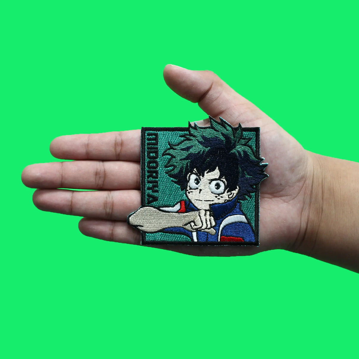 My Hero Academia Patch Deku Portrait Box Embroidered Iron On – Patch Collection
