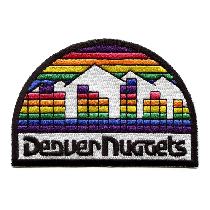 Denver Nuggets Patch Hardwood Classic Logo Embroidered Iron On – Patch ...
