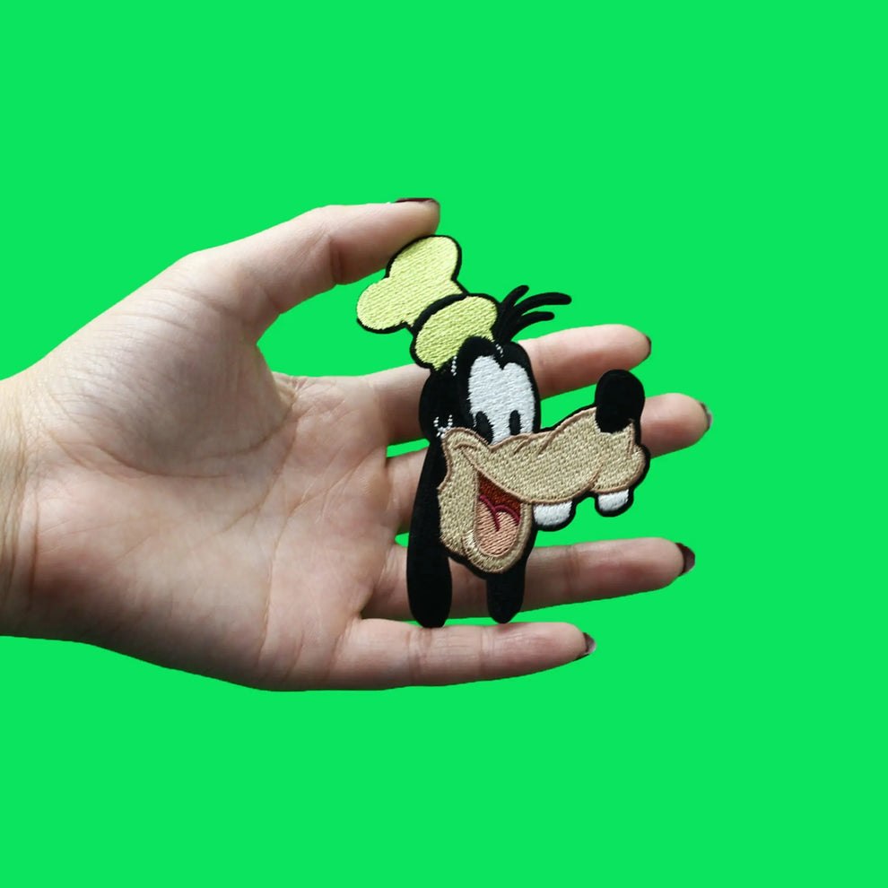 Disney Goofy Portrait Patch Mickey Friend Dog Embroidered Iron On ...