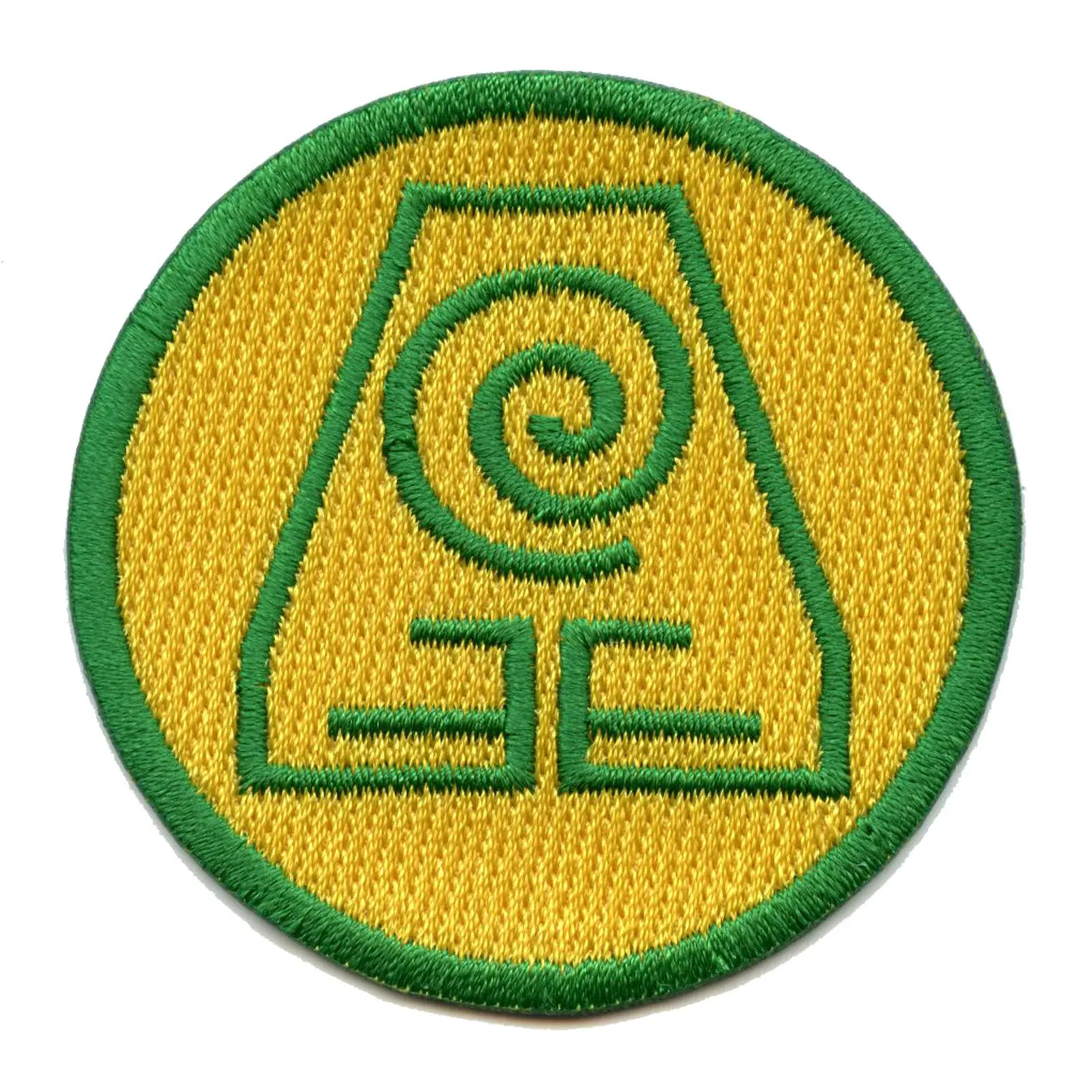 Earth Nation Symbol Round Embroidered Iron On Patch – Patch Collection