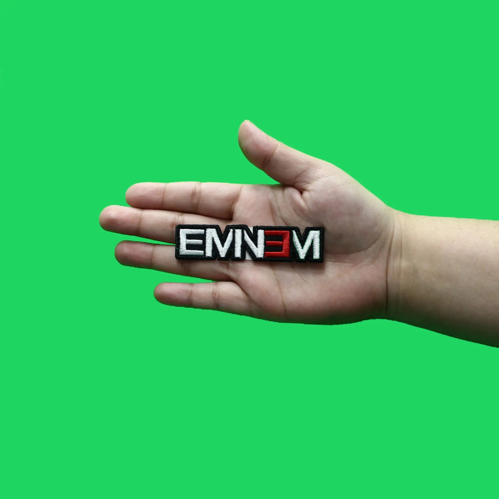 Eminem Cut Out Logo Patch Hip Hop Rapper Album Embroidered Iron On ...