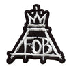 Fall Out Boy Patch FOB Crown Logo Embroidered Iron On – Patch Collection