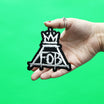 Fall Out Boy Patch FOB Crown Logo Embroidered Iron On – Patch Collection