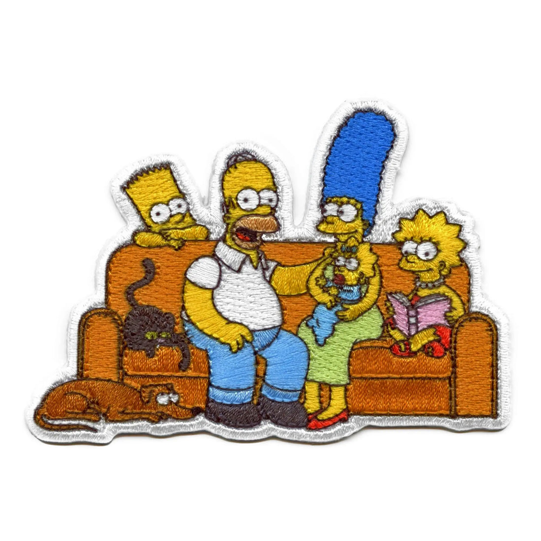 The Simpsons Family Portrait Patch Homer Bart Marge Lisa Embroidered ...