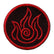 Fire Nation Symbol Round Embroidered Iron On Patch – Patch Collection