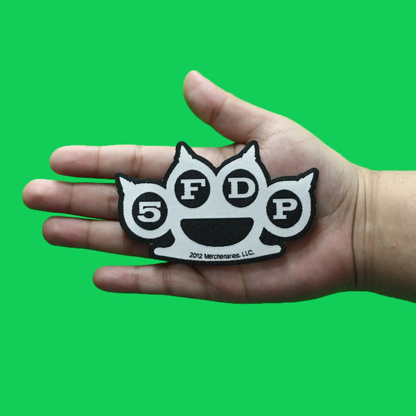 Five Finger Death Punch Patch Knuckles Crown Woven Sew On – Patch ...