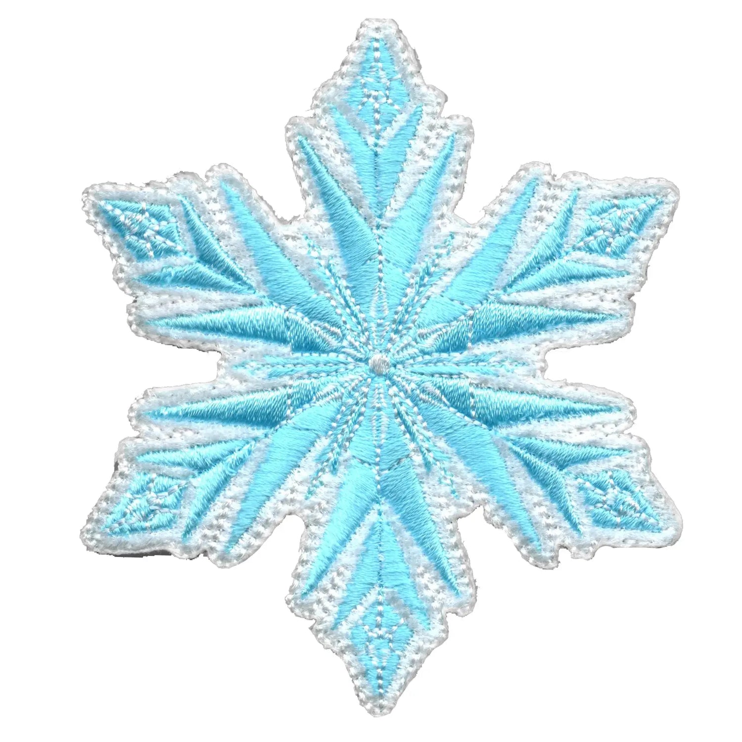 Disney's Frozen Elsa's Snowflake Embroidered Applique Iron On Patch ...
