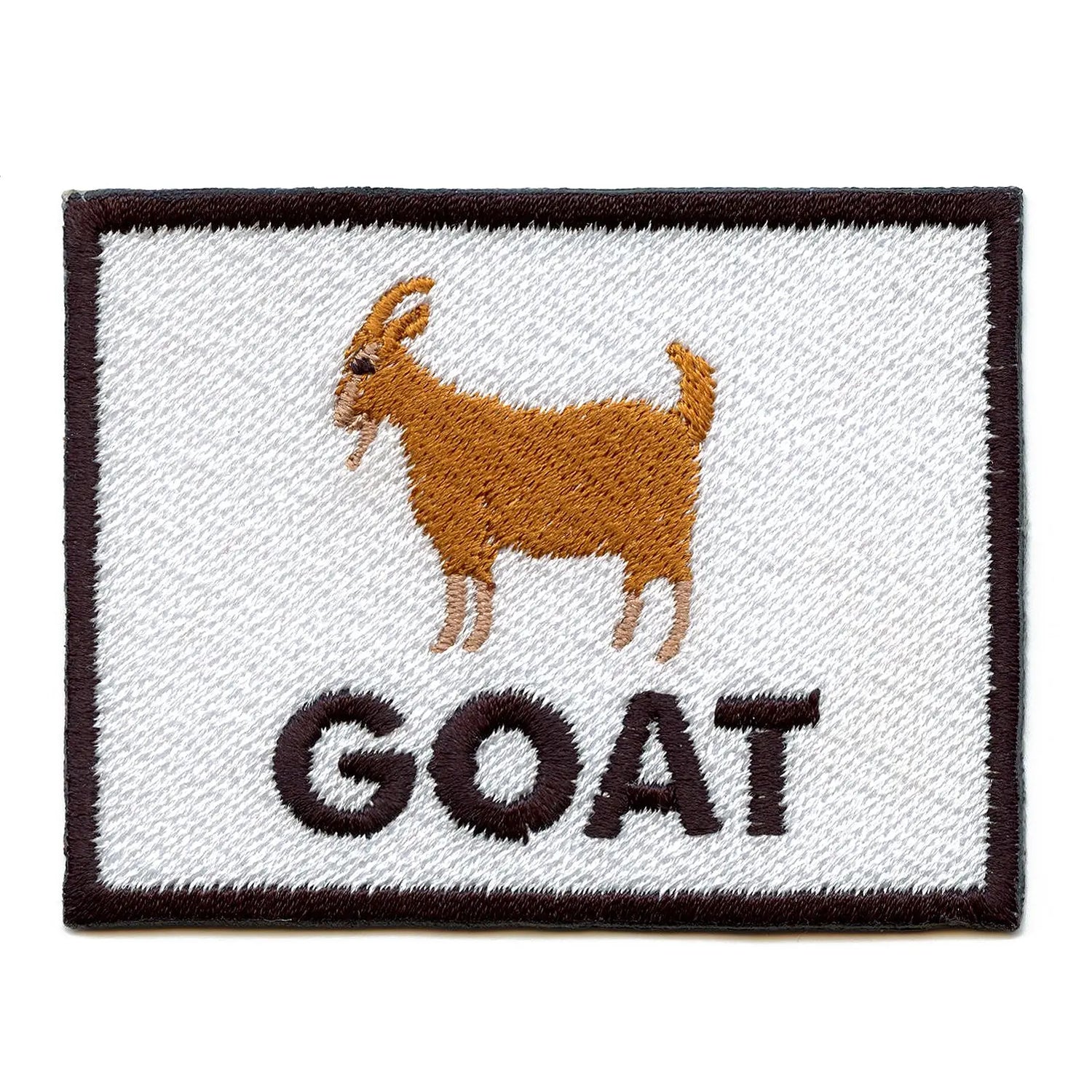 GOAT Box Logo Embroidered Iron On Patch – Patch Collection