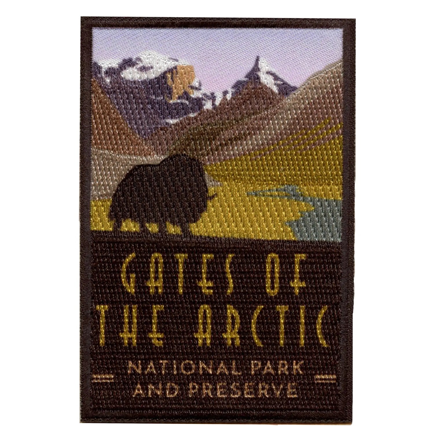 Gates Of The Arctic Patch Alaska National Park Sublimated Iron On ...