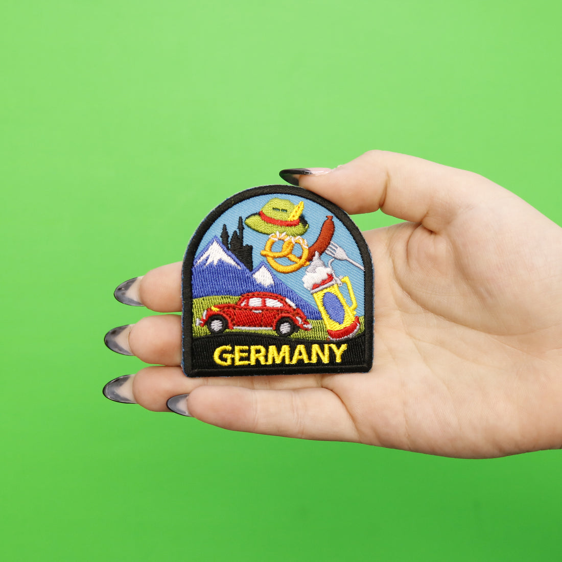 Germany Travel Embroidered Iron On Patch – Patch Collection