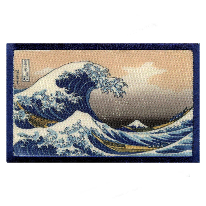 The Great Wave Small Embroidered Iron-on FotoPatch – Patch Collection