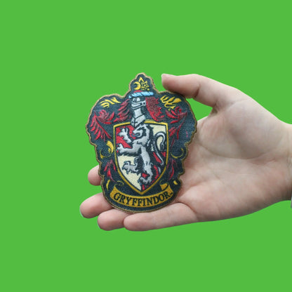 Harry Potter Gryffindor Crest Sublimated Embroidered Iron On Patch ...