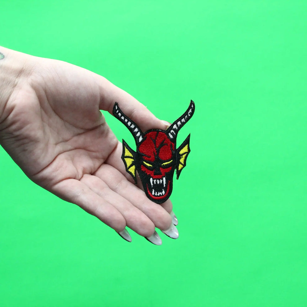 D&D Club Demon Head Patch Strange Travel Television Embroidered Iron On ...