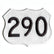 Texas Highway 290 Sign Embroidered Iron On Patch – Patch Collection