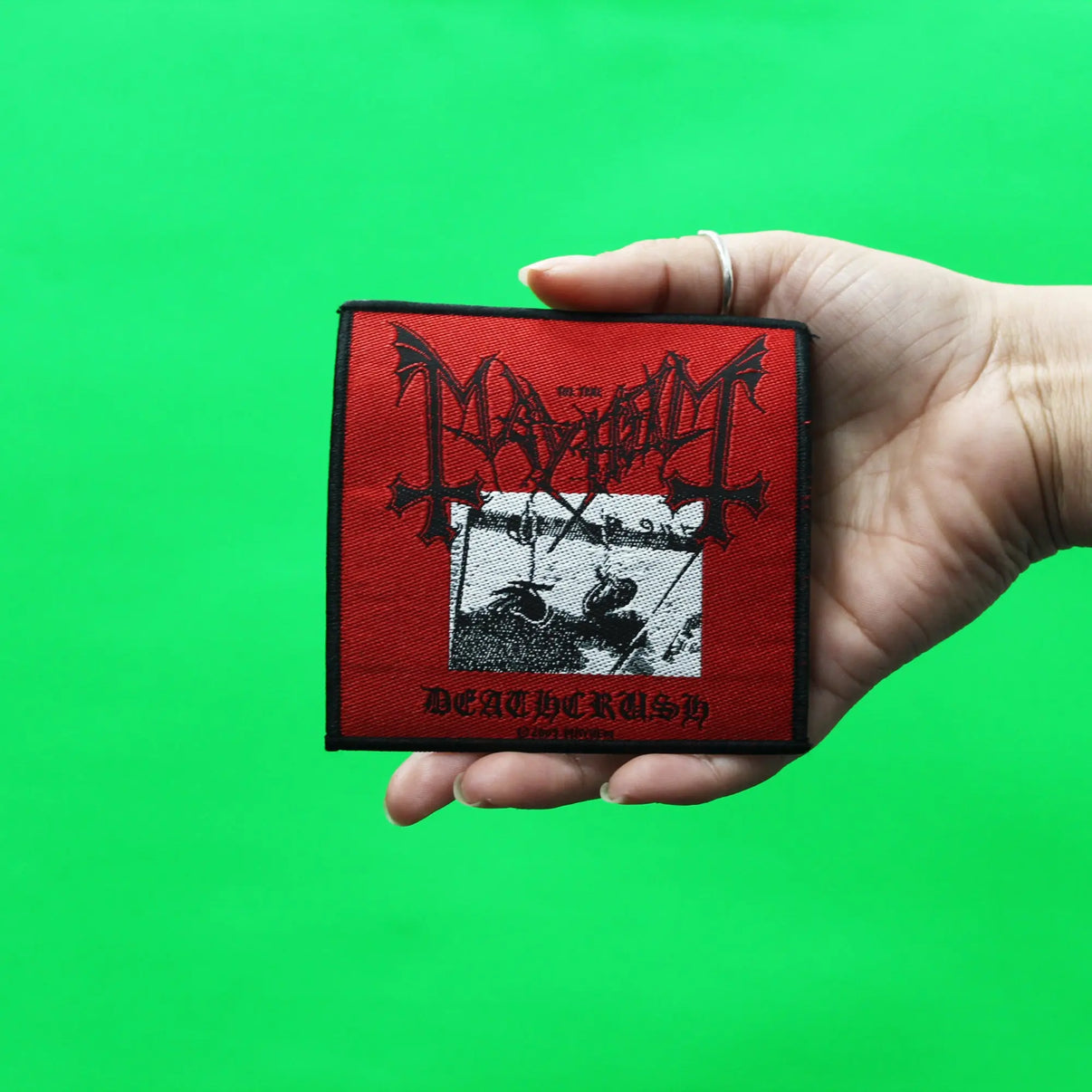 Mayhem Deathcrush Album Art Patch Norway Maniac Metal – Patch Collection