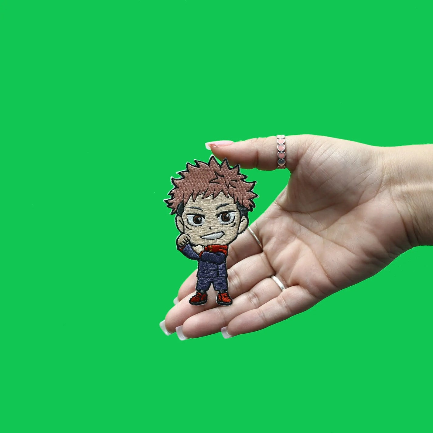 Jujutsu Kaisen Yuji Full Body Patch High School Club Embroidered Iron ...