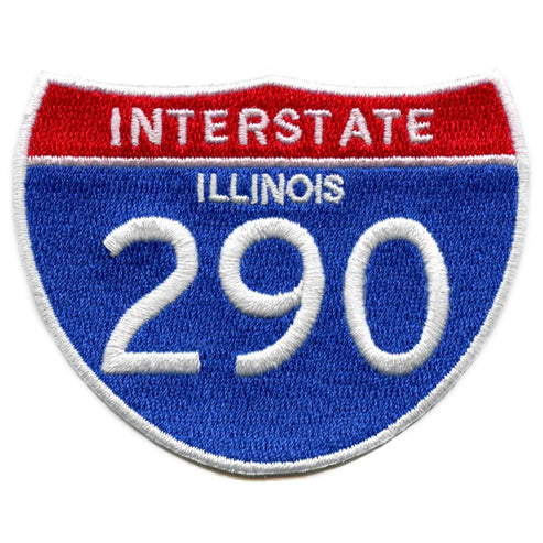 Illinois Interstate 290 Sign Patch Travel Highway Memory Embroidered ...