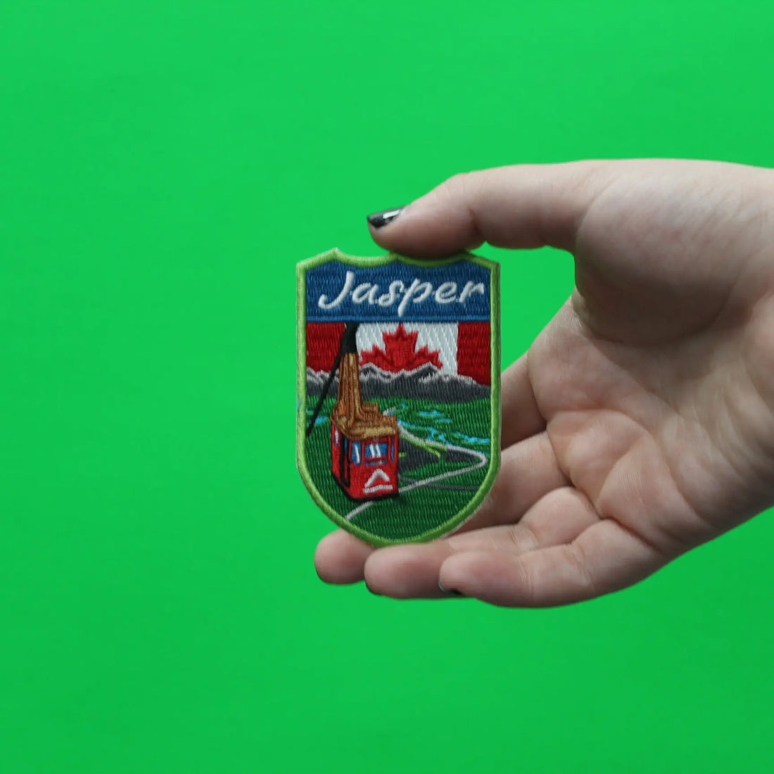 Jasper Canada Shield Embroidered Iron On Patch – Patch Collection