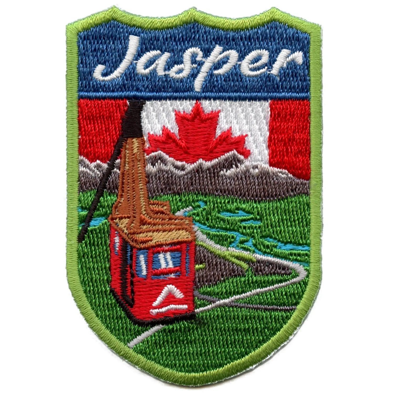 Jasper Canada Shield Embroidered Iron On Patch – Patch Collection