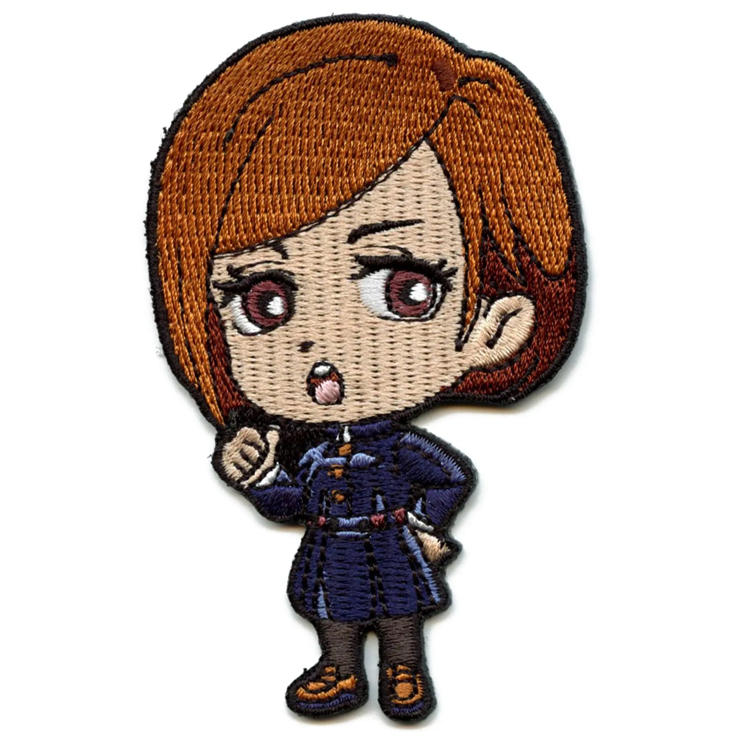 Jujutsu Kaisen Nobara Chibi Patch High School Blindfold Embroidered ...