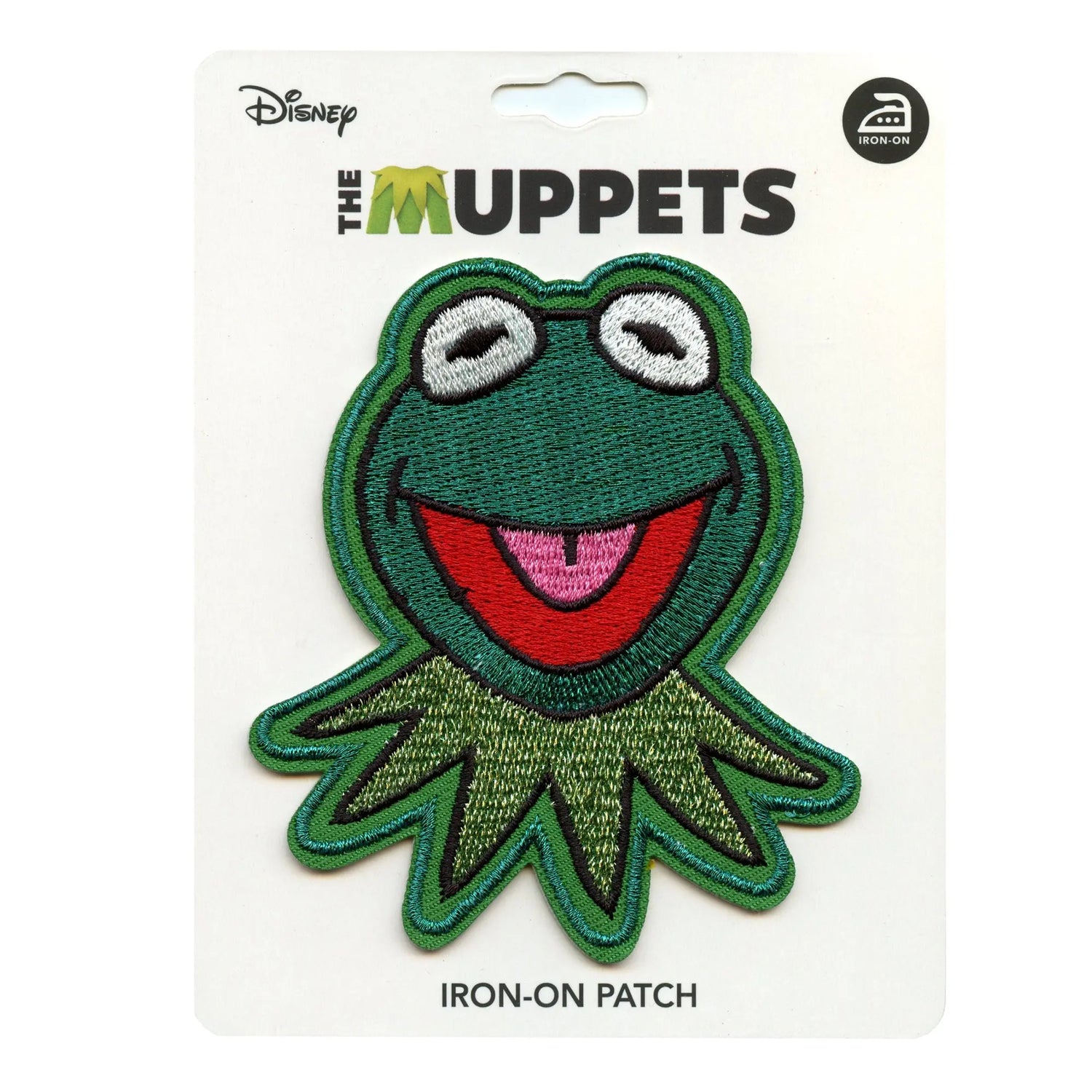Muppets Kermit The Frog Patch Kids Puppet Disney Embroidered Iron On ...