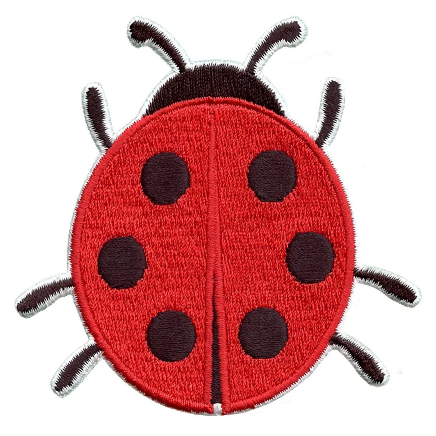 Red Ladybug Embroidered Iron On Patch – Patch Collection