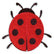 Red Ladybug Embroidered Iron On Patch – Patch Collection