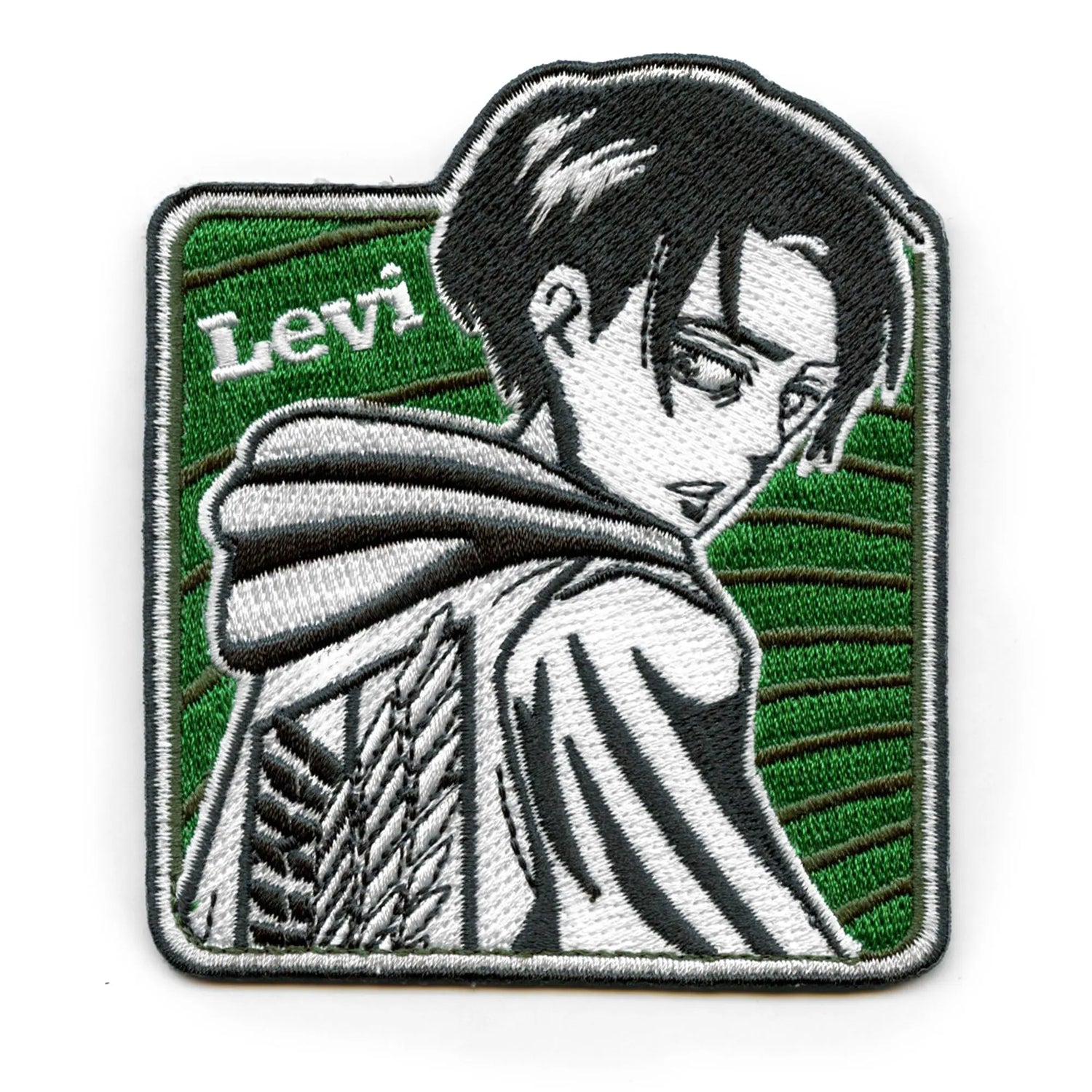 Attack On Titan Patch Captain Levi Ackerman Soldier Embroidered Iron O – Patch Collection