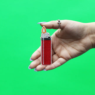 Classic Lighter Patch Embroidered Iron On – Patch Collection