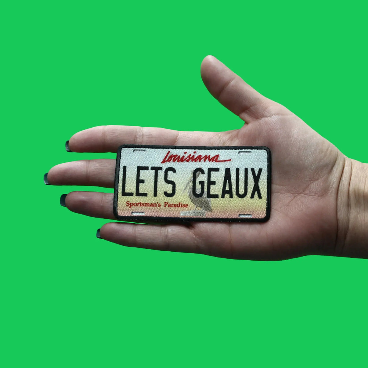 Louisiana Geaux License Plate Patch Sportsman's Paradise – Patch Collection