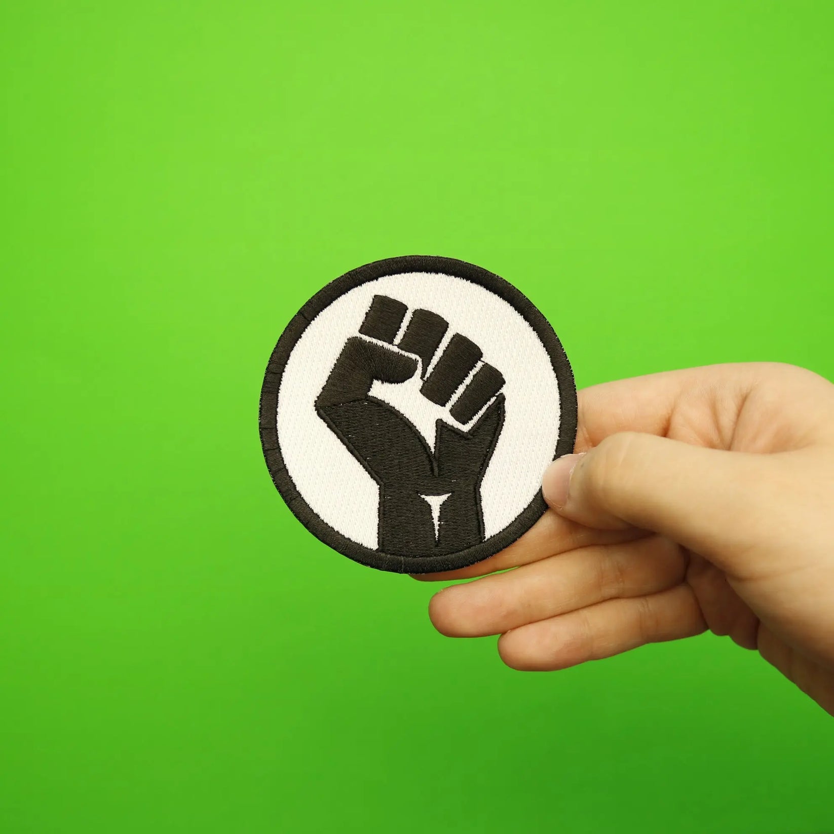 Black Power BLM Fist Embroidered Iron On Patch – Patch Collection