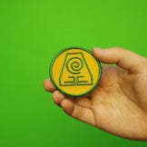 Earth Nation Symbol Round Embroidered Iron On Patch – Patch Collection