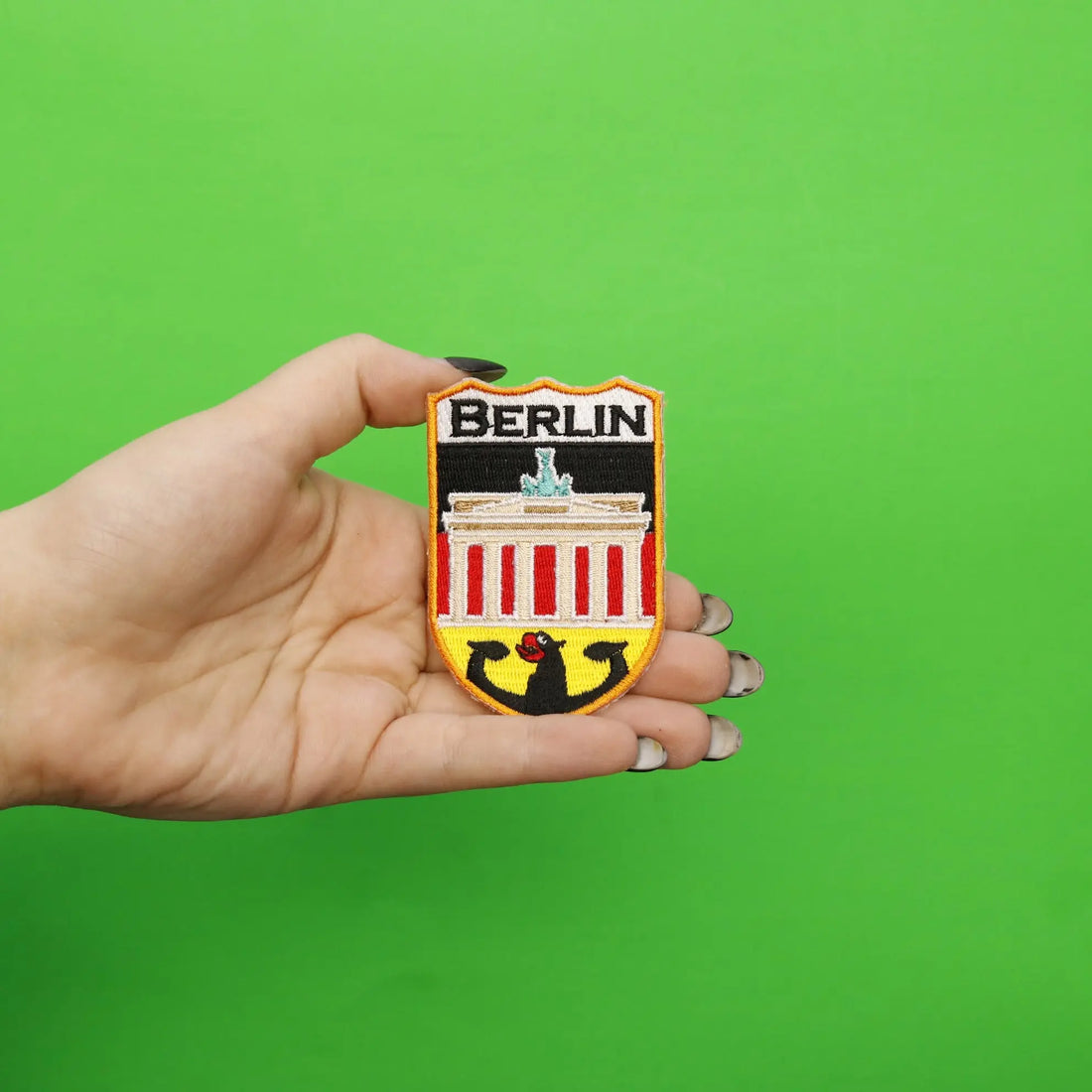 Berlin Germany Shield Embroidered Iron On Patch – Patch Collection