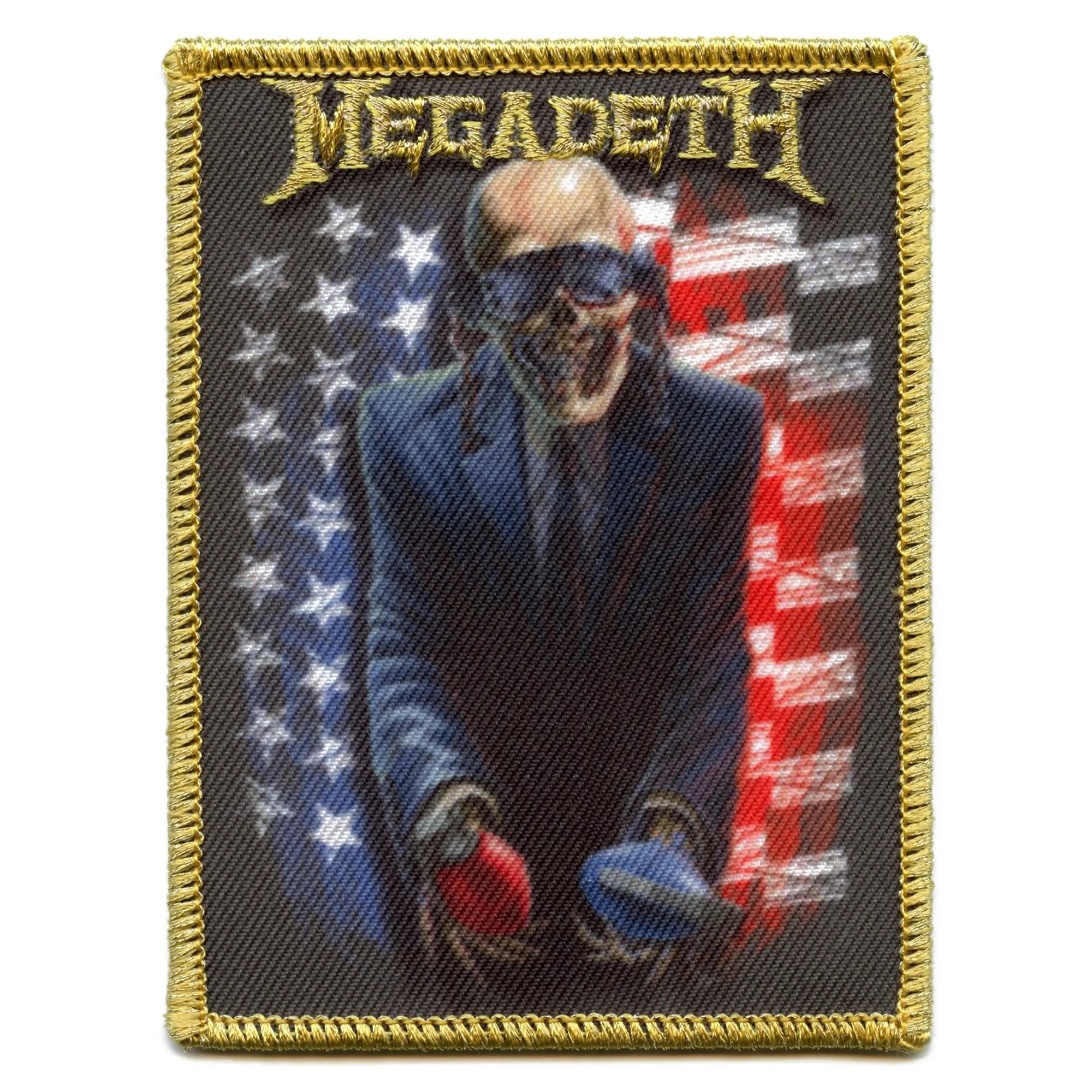 Official Megadeth Patch Professional Skeleton Embroidered Iron On ...