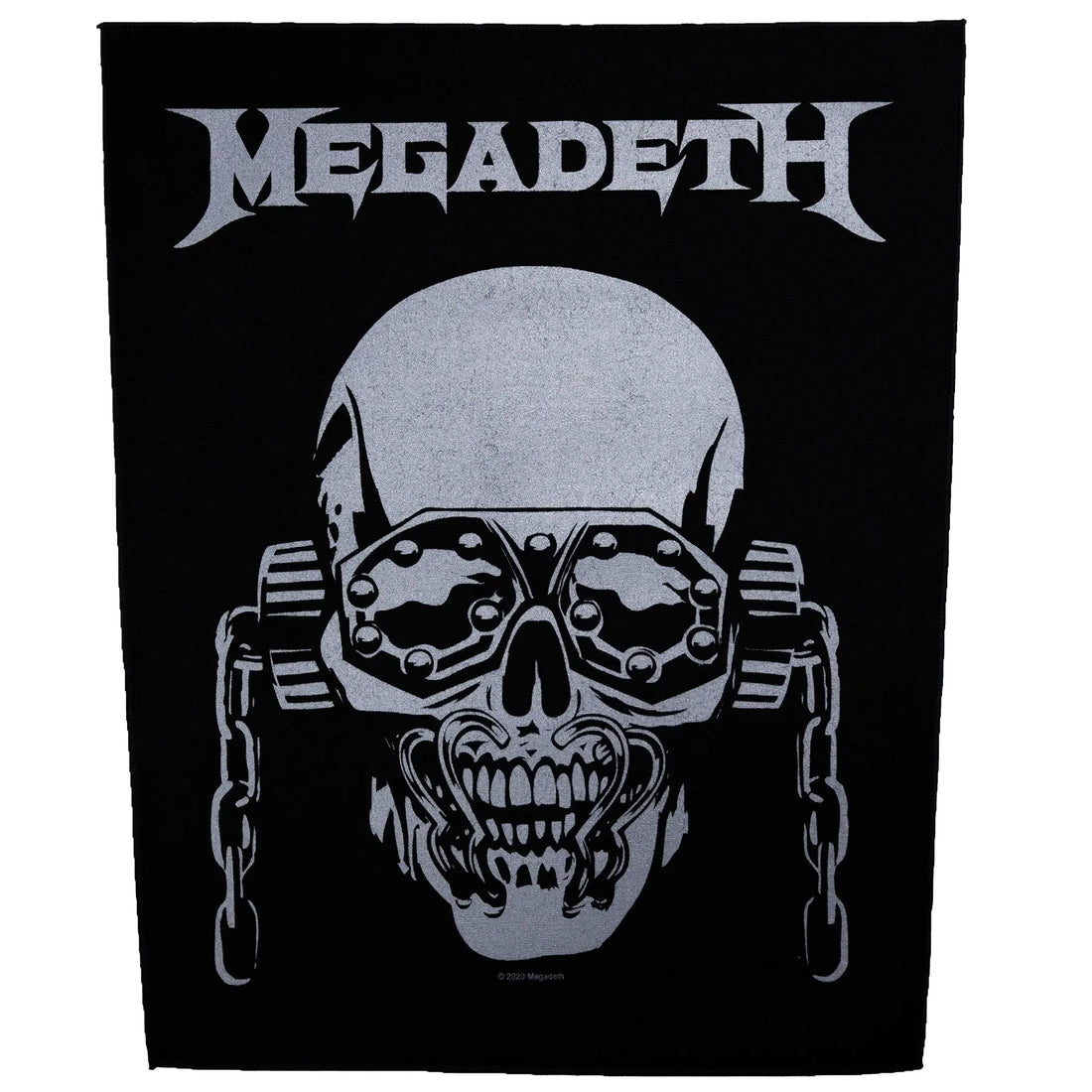 Megadeth Vic Rattlehead Back Patch Thrash Metal Band XL DTG Printed Sew On – Patch Collection