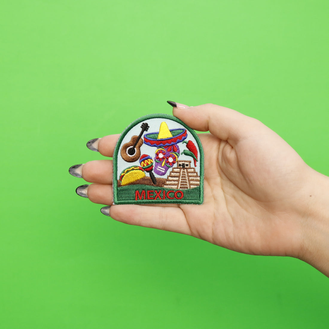 Mexico Travel Embroidered Iron On Patch – Patch Collection