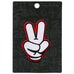 Official Mickey Mouse Glove Peace Sign Embroidered Iron On Patch ...