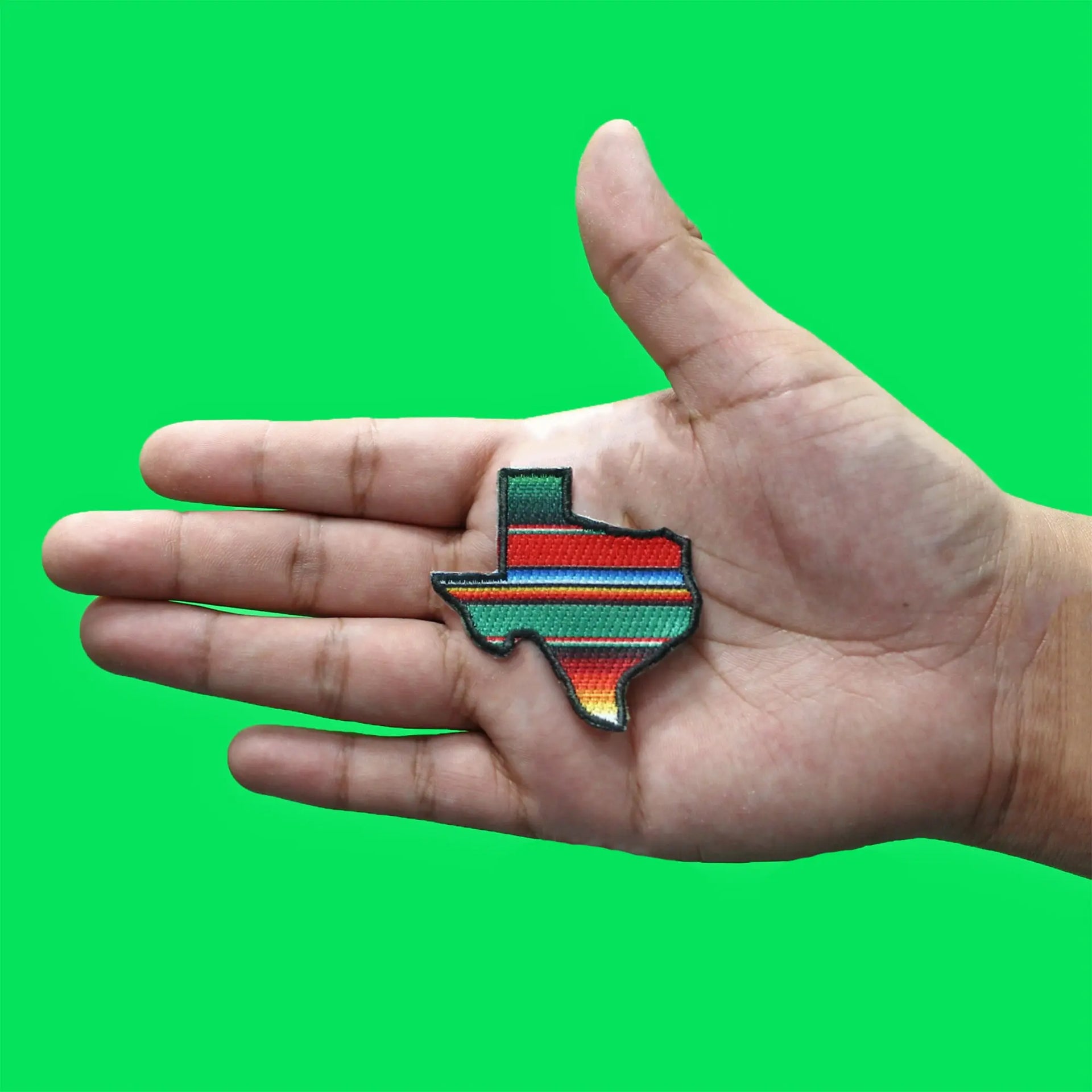 Mini Serape Texas Hat Patch Hispanic Culture State Sublimated Iron On ...