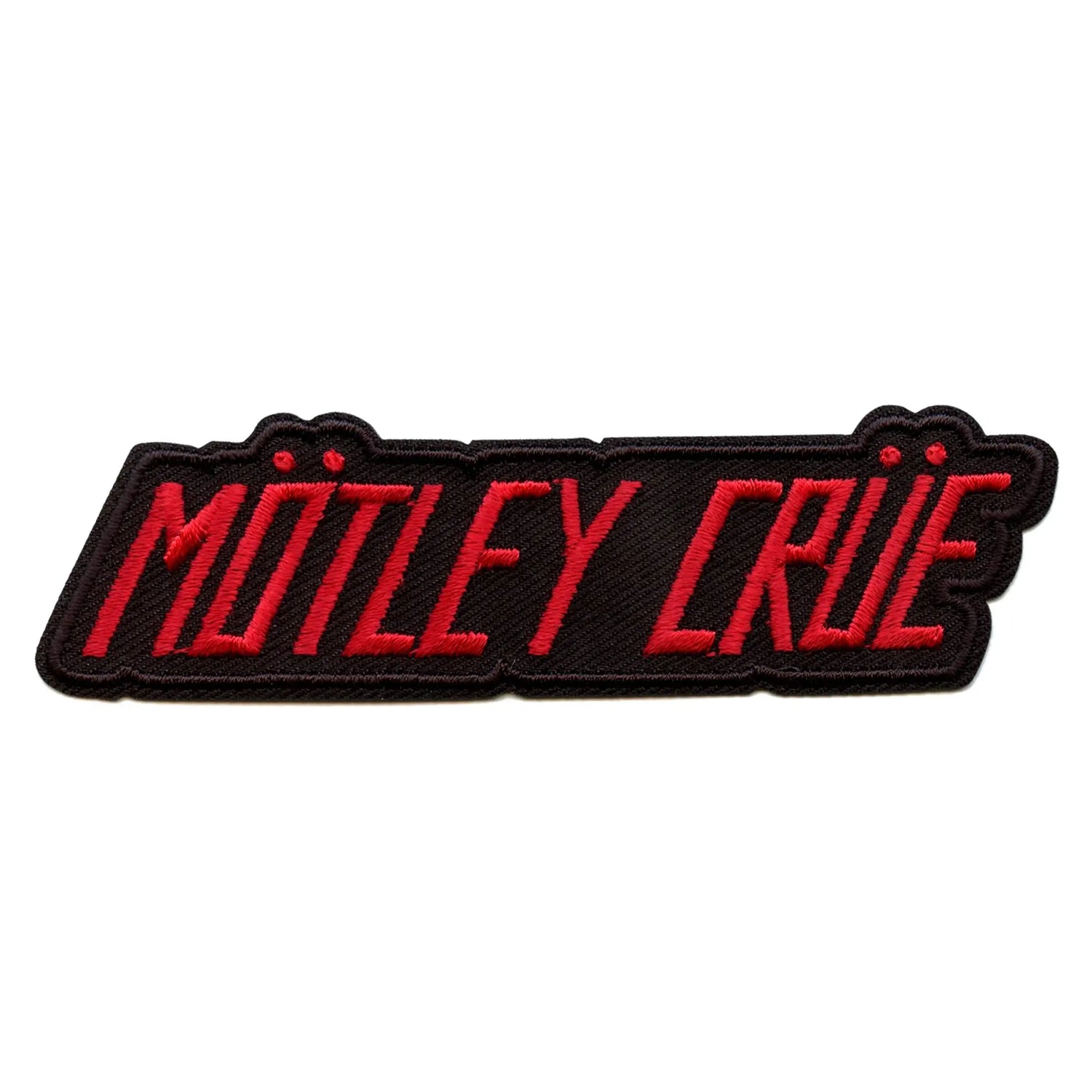 Official Motley Crue Patch Red Logo Embroidered Iron On – Patch Collection