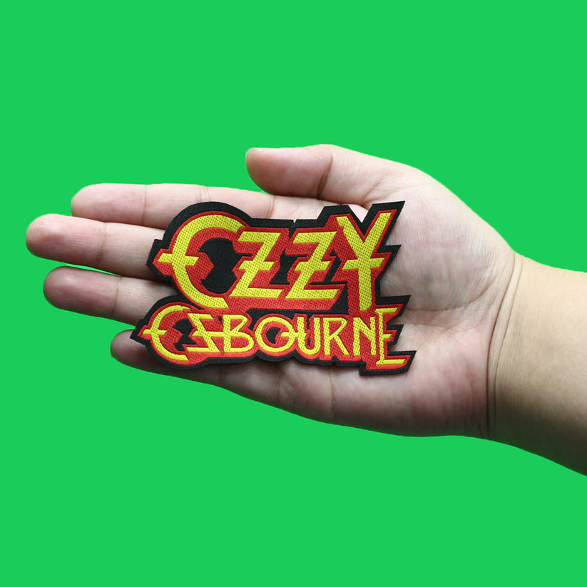 Ozzy Osbourne Official Logo Patch Heavy Metal Band Woven Iron On ...