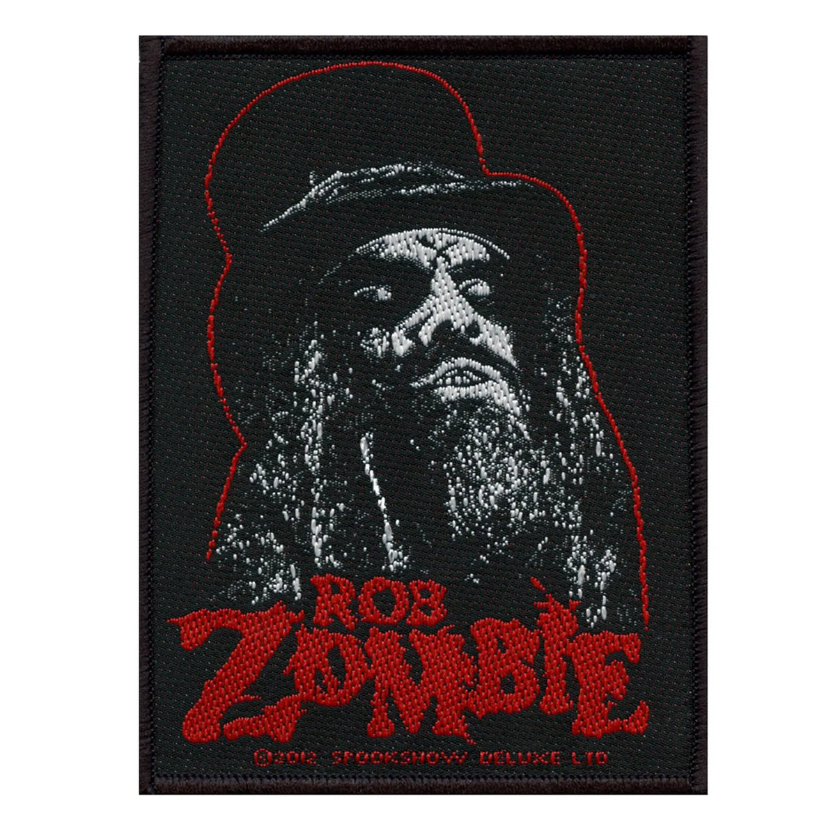 Rob Zombie Top Hat Portrait Patch Heavy Metal Rock Band Woven Iron On ...