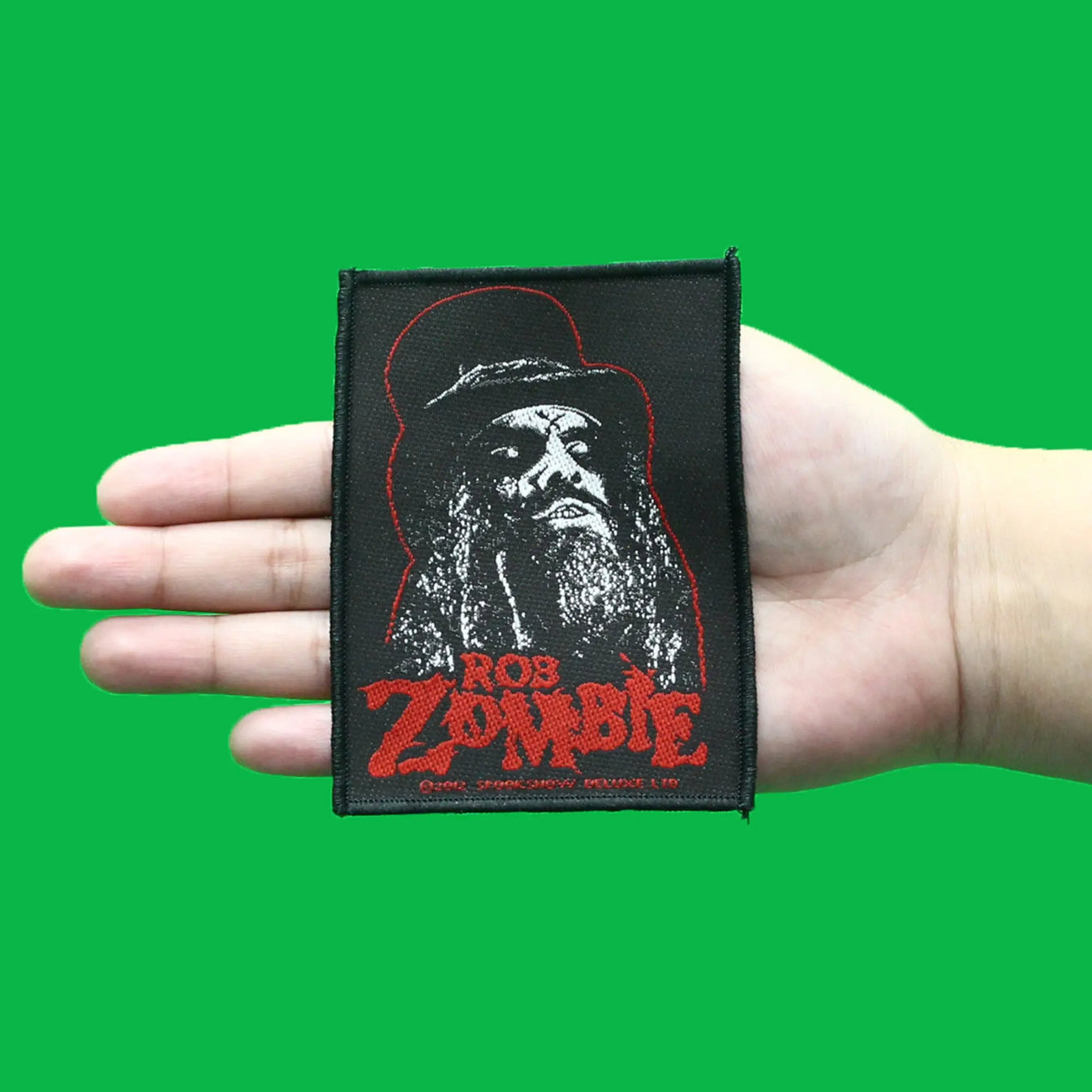 Rob Zombie Top Hat Portrait Patch Heavy Metal Rock Band Woven Iron On ...
