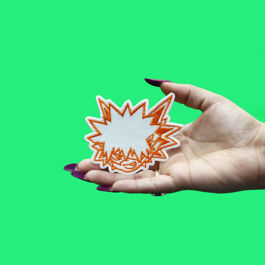 My Hero Academia Katsuki Bakugo Patch Orange Headshot Embroidered Iron ...