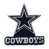 NFL All Teams Premium Chrome Plated Solid Metal Car Auto Emblems ...
